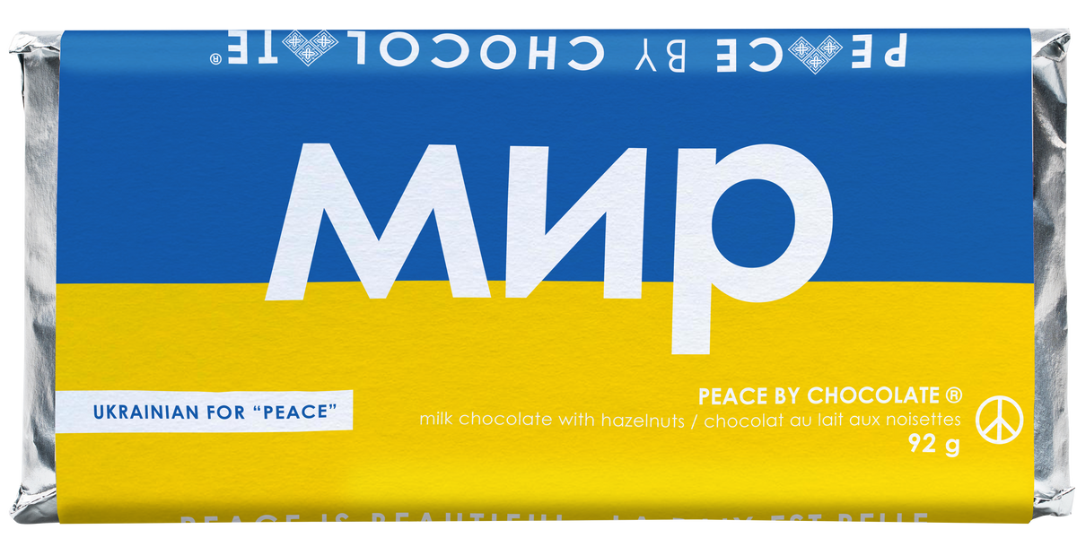 92g Peace Bar Ukranian – Peace by Chocolate