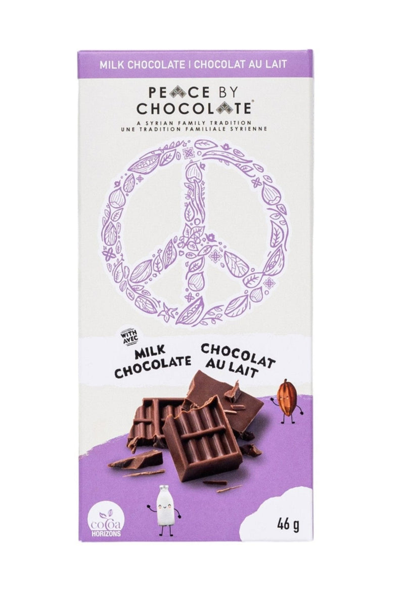 46g New Peace Bar Milk Chocolate – Peace by Chocolate