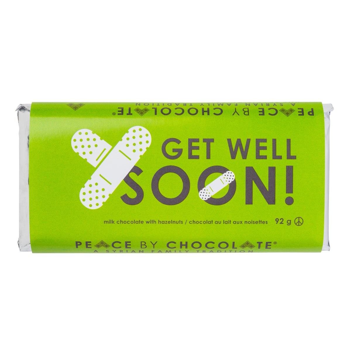 92g Get Well Soon Milk Bar – Peace by Chocolate