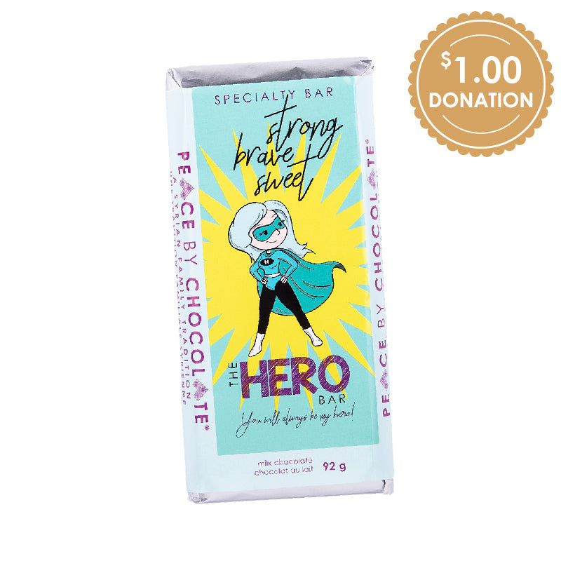 The Hero Bar Milk – Peace by Chocolate