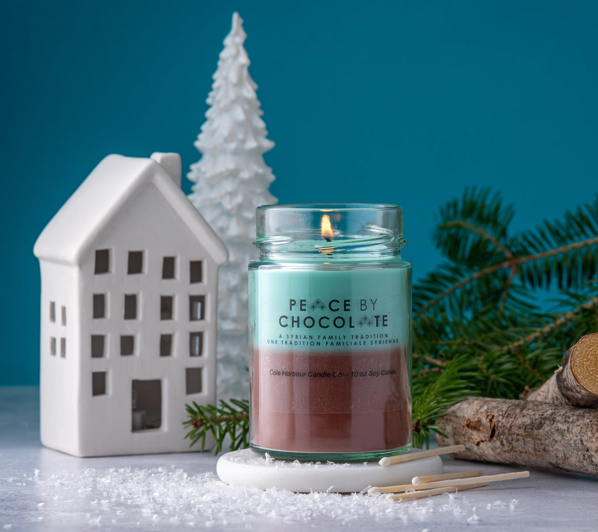 Mint Chocolate Scented Candle – Peace by Chocolate