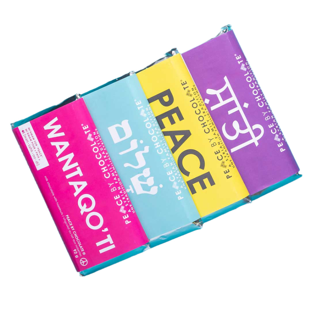 Peace Bar 4 Pack – Peace by Chocolate